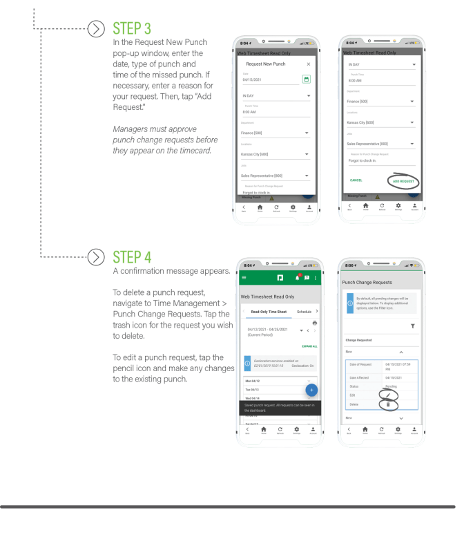 PAYCOM: How to Request a Punch Change - December 8, 2021